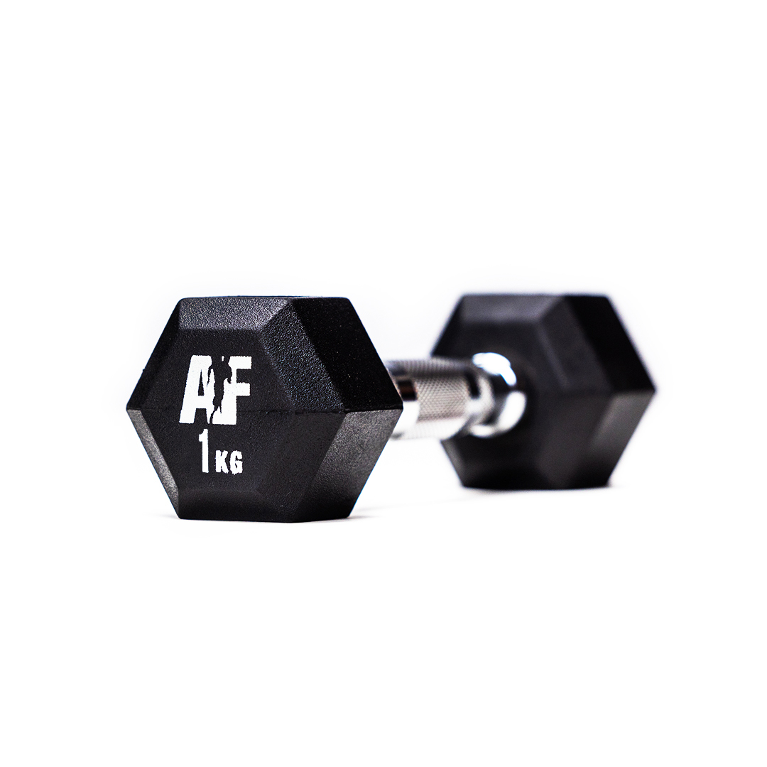 Silver Handle Dumbbells - (1kg-50kg)